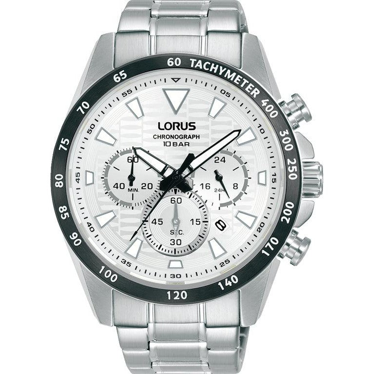 Lorus Gents Silver Chronograph Watch | Lorus Watches Online